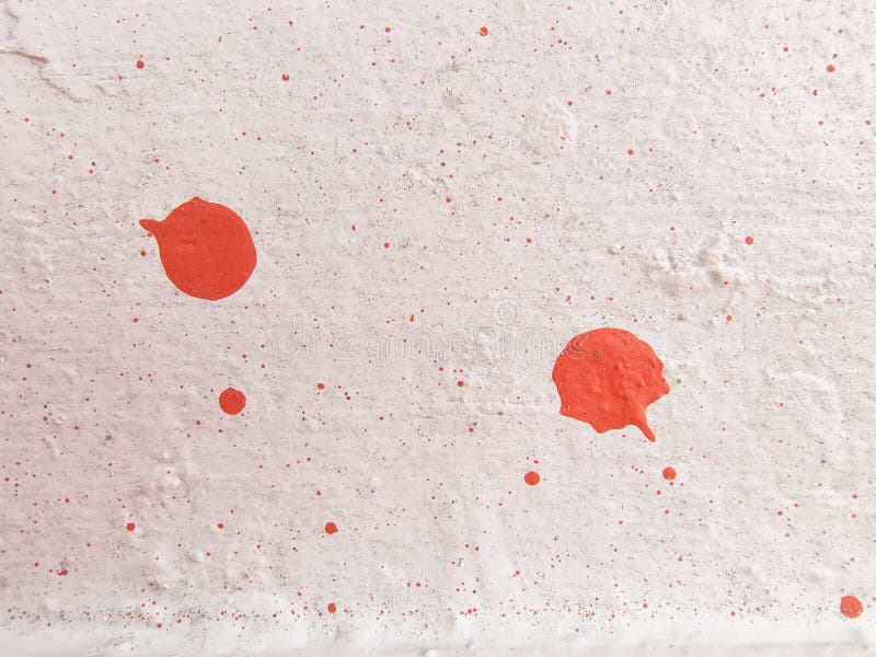 Abstract Liquid Red Drops Splash on Concrete Wall Stock Photo - Image ...
