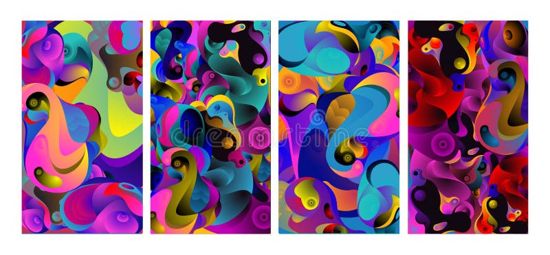 Abstract Liquid Shape. Fluid Design Stock Vector - Illustration of ...