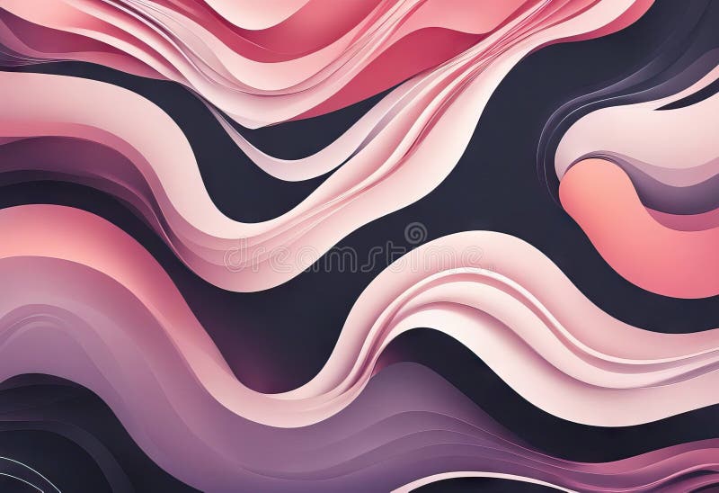 Abstract Liquid Shape Fluid Design Isolated Gradient Waves with ...