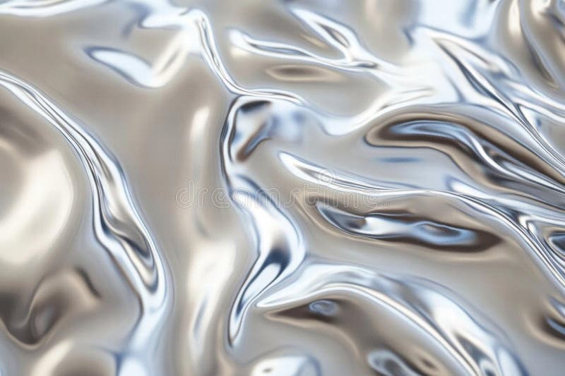 Abstract Liquid Silver Background - Elegant, Modern, and Refined Stock ...