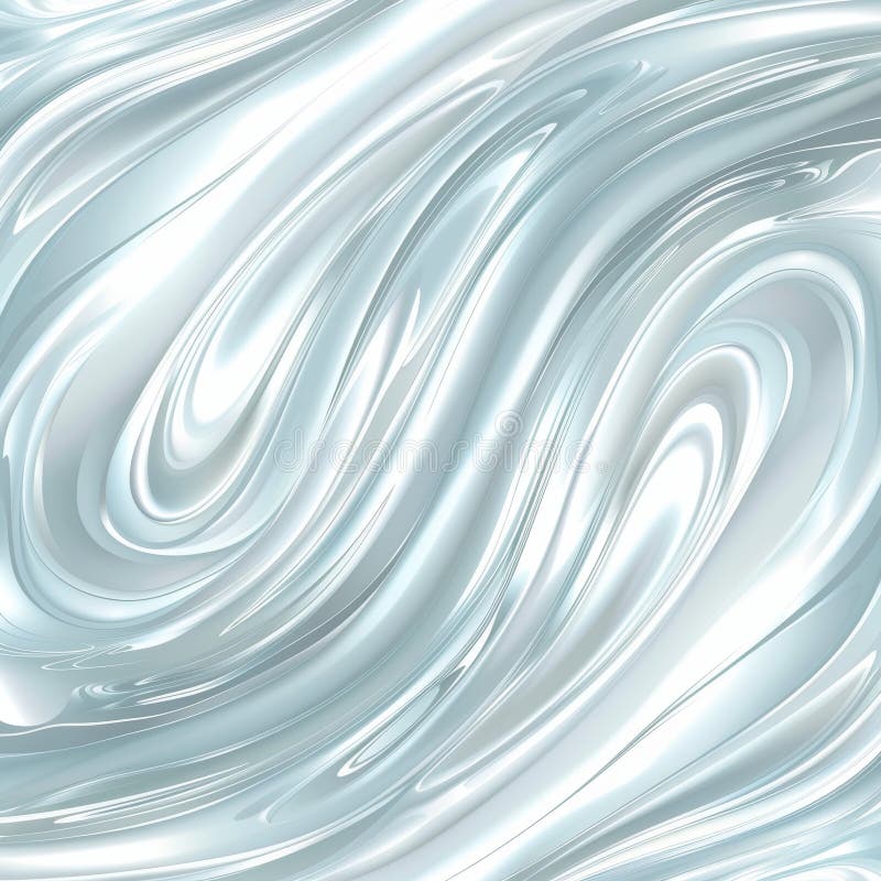 Abstract Liquid Silver Light Blue Texture Background, Digital Art ...