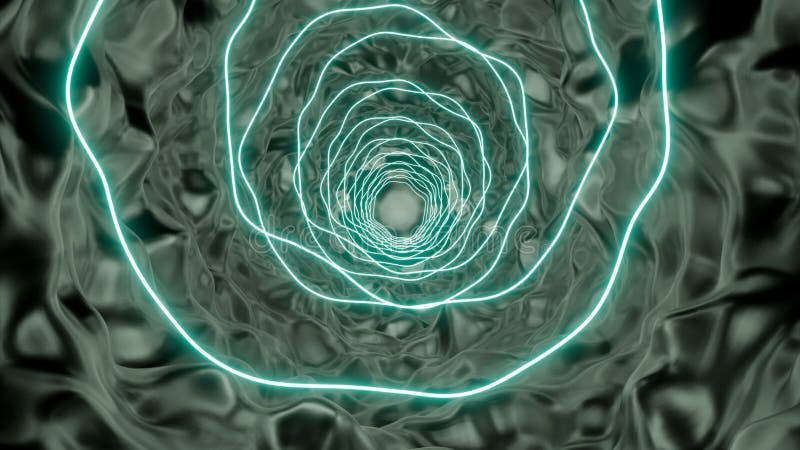 Abstract Liquid Vortex and Hypnotic Motion of Concentric Rings. Design ...