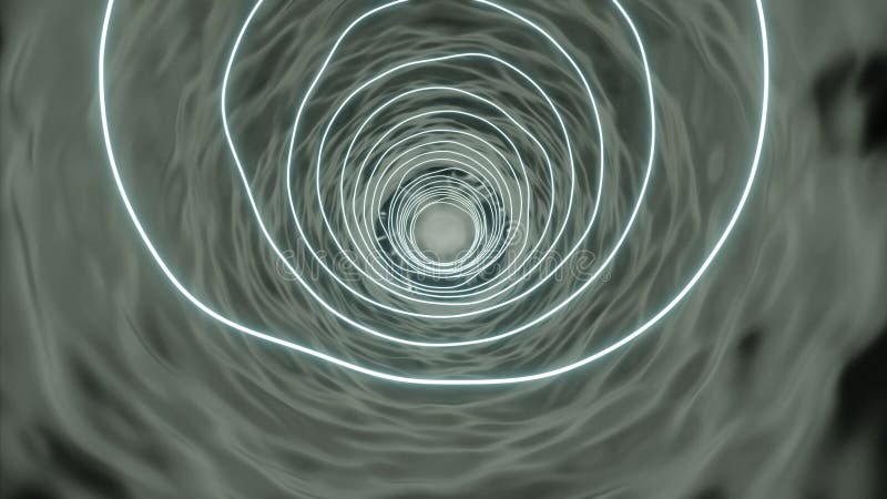 Abstract Liquid Vortex and Hypnotic Motion of Concentric Rings. Design ...