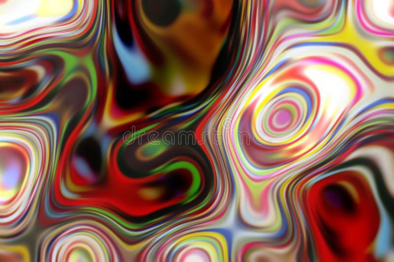 Abstract Liquid Wave Background, Flowing Liquid Stock Illustration ...