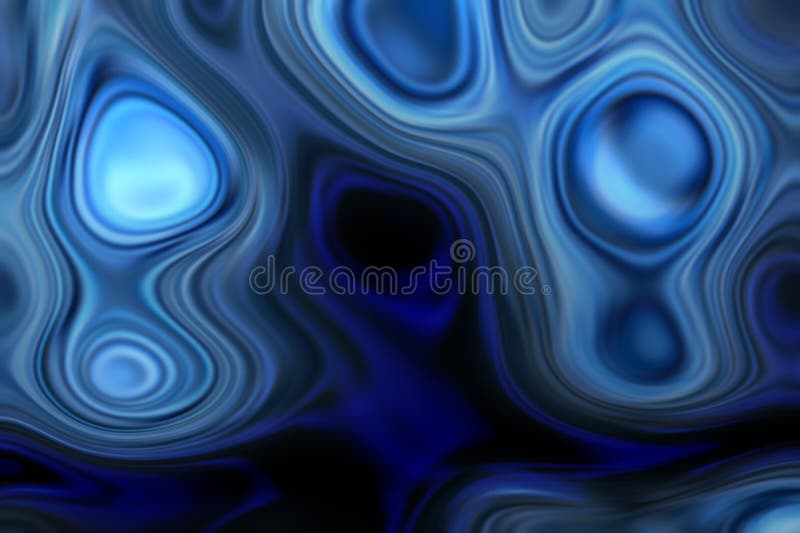 Abstract Liquid Wave Background, Flowing Liquid Stock Illustration ...