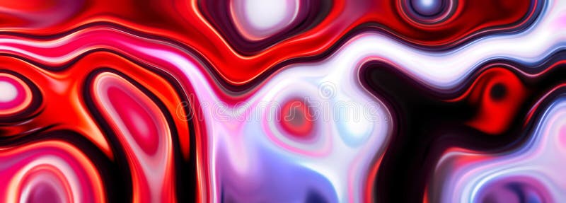 Abstract Liquid Wave Background, Flowing Liquid Stock Illustration ...