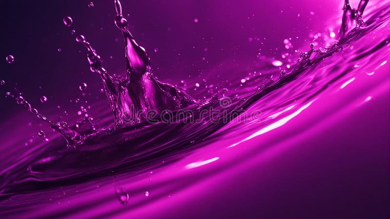 Abstract Liquid Wave Background a Water Splash, Showing the Impact and ...