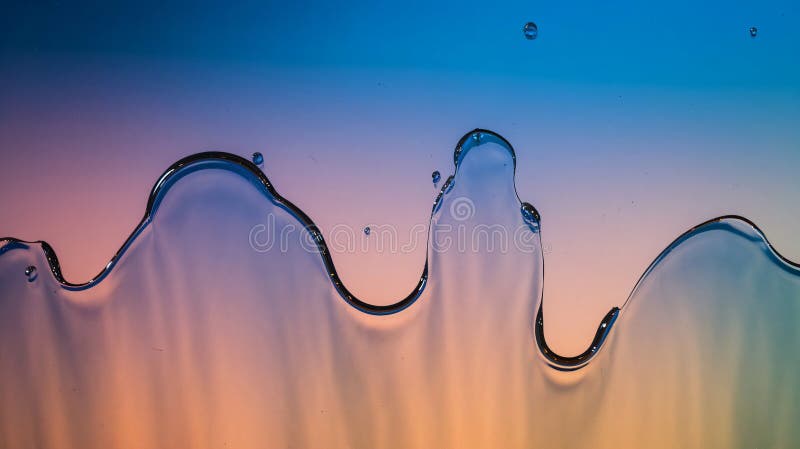 Abstract Liquid Wave Pattern, Blue Pink Gradient High Quality Image ...