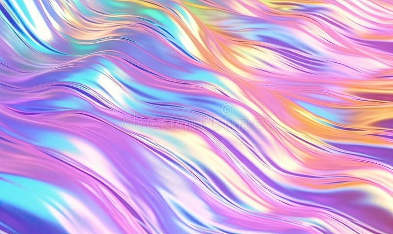 Abstract Liquid Wave Wallpaper. Creative Holographic Banner. Created ...