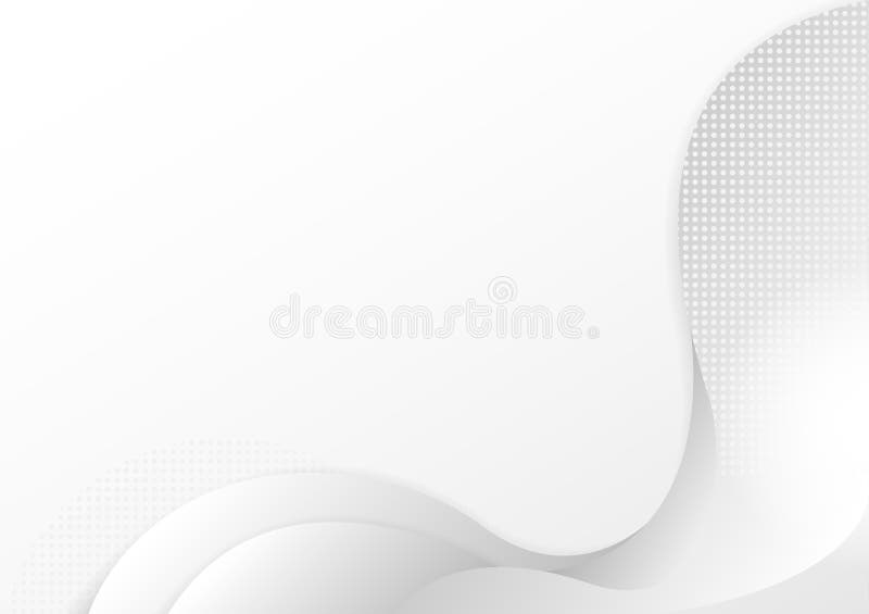 White Gradation and Shadows Perfectly Modern Abstract Background Stock ...