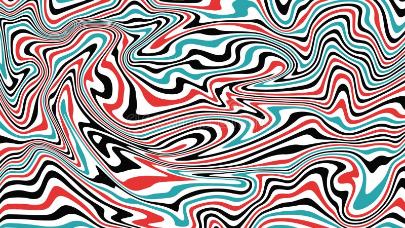 Abstract Liquify Swirl Black Red Tosca White Background Stock Vector ...