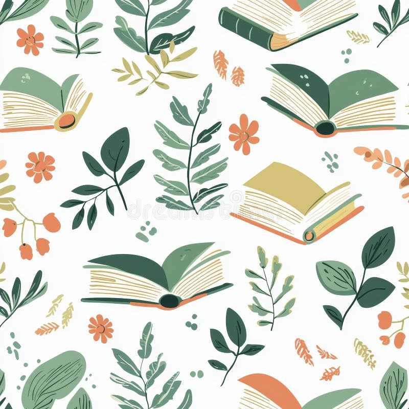 Abstract Literature Repeat Pattern. Printable Texture for Wrapping ...