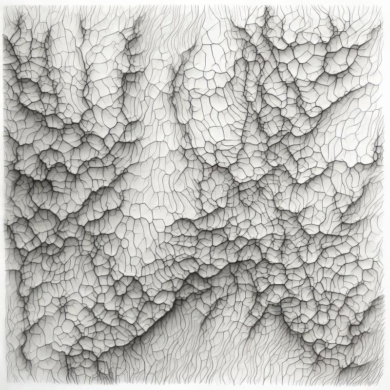 Abstract Lithography Art with Random Pencil Doodle Lines Texture Stock ...