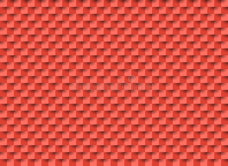 Abstract Living Coral Color Geometry Vector Background Stock Vector ...