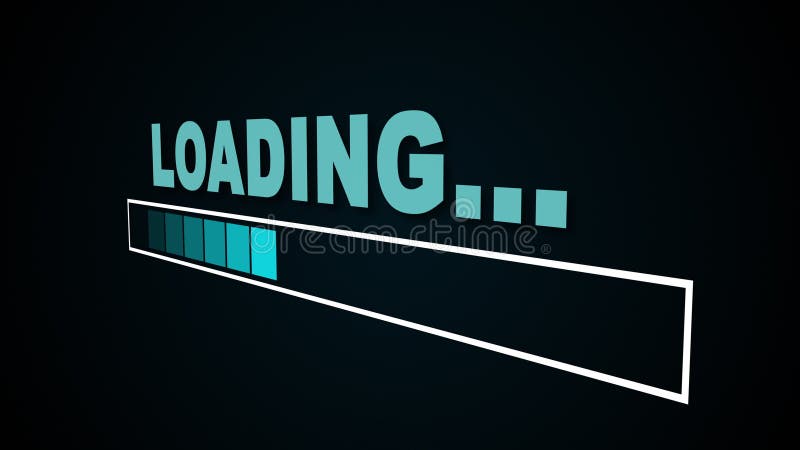 Abstract loading bar stock video. Video of computer - 297276305