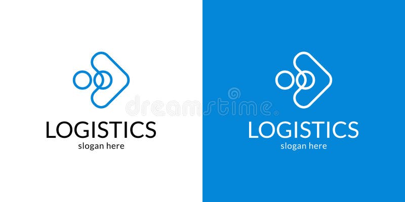 Abstract logistics symbol stock vector. Illustration of company - 312732178