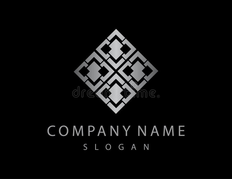 Cross abstract logo stock illustration. Illustration of decoration ...