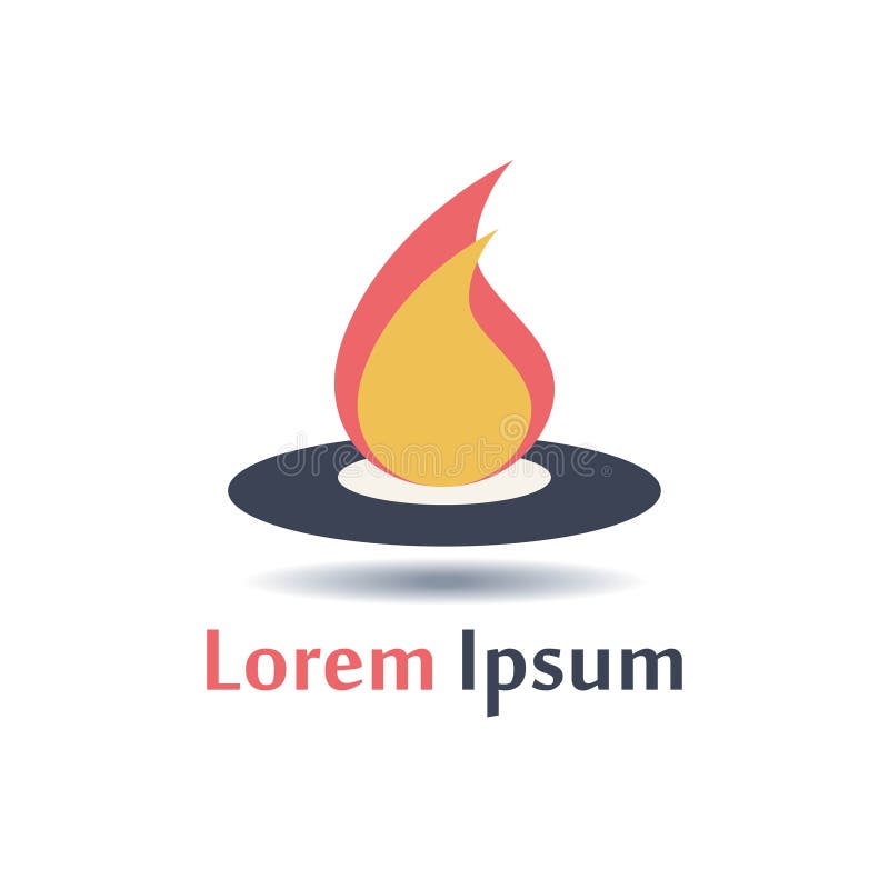 Abstract Logo for Business Company. Fire Stock Vector - Illustration of ...