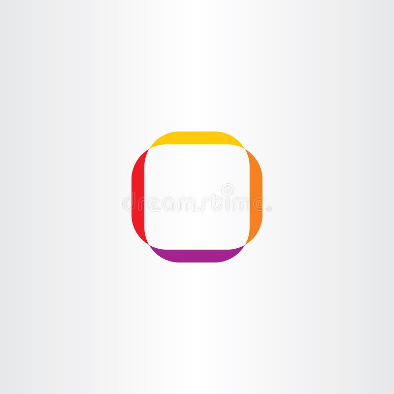 Abstract Logo Business Square Symbol Template Stock Vector ...