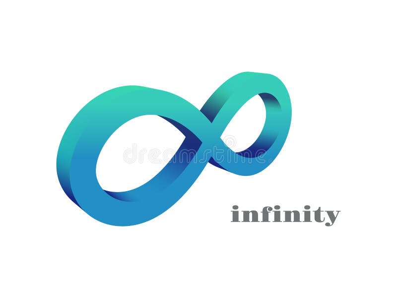 Abstract Logo Concept Infinity Sign Design for Digital Technologies ...
