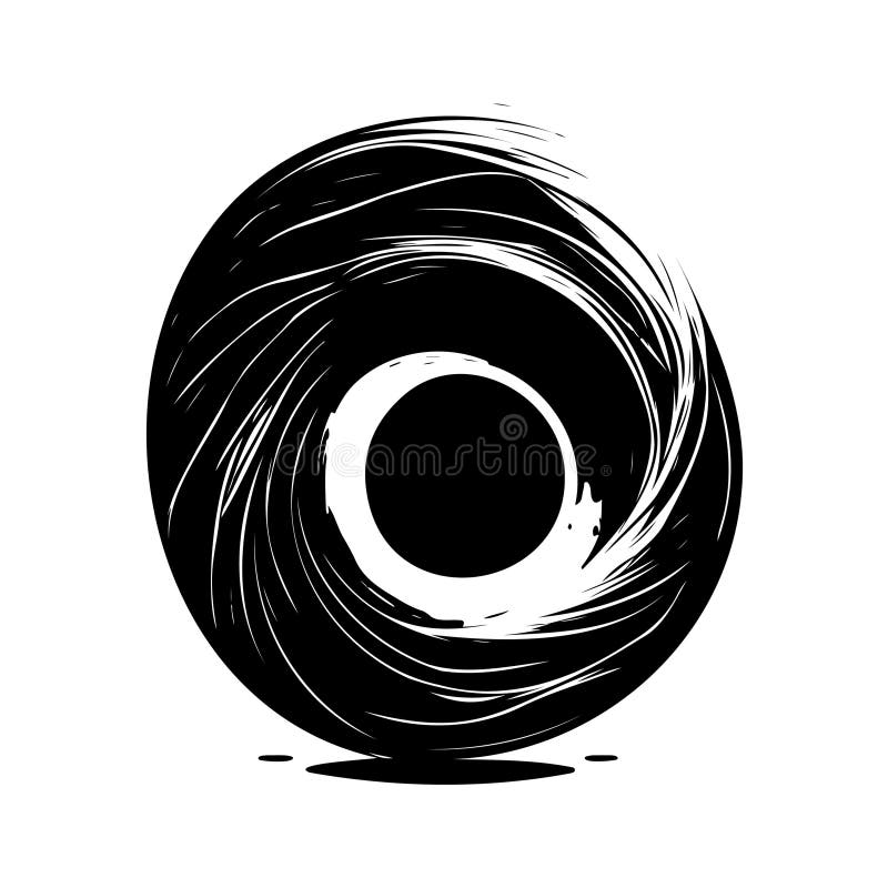 Abstract Circular Logo Design. Concept of Energy, Movement, and ...