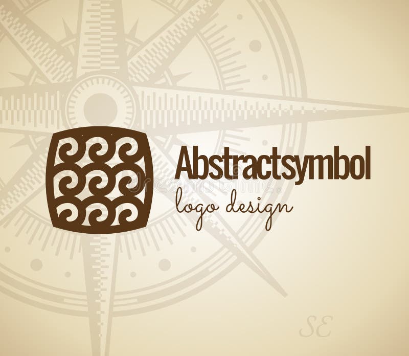 Abstract Logo Design. Concept Wave Geometric Shapes Stock Vector ...