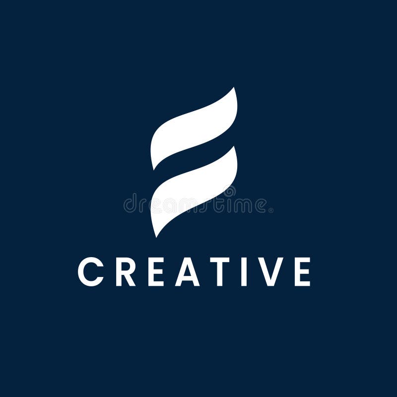 Abstract Logo Design Forming the Letter F with Modern and Dynamic Style ...