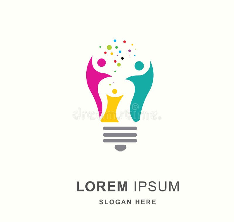 Abstract Logo Diversity and Togetherness of Social People. Stock Vector ...