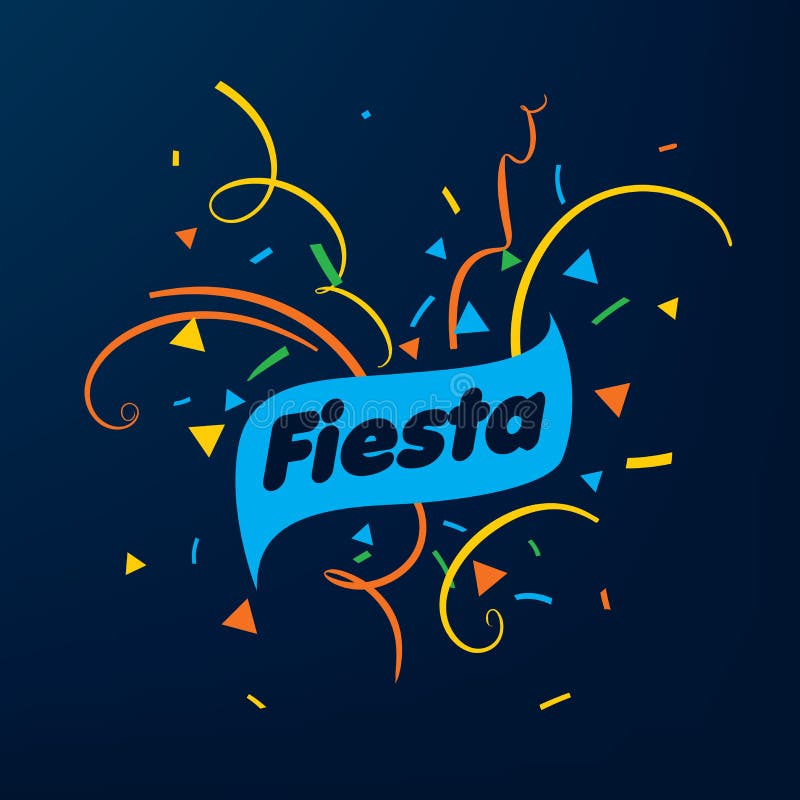 Abstract Logo for the Fiesta. Vector Illustration. Stock Vector ...