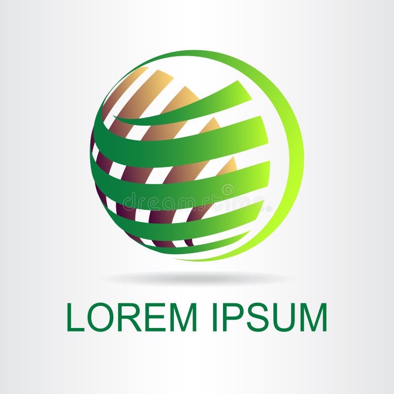 Abstract Logo in the Form of Spheres. Stock Vector - Illustration of ...