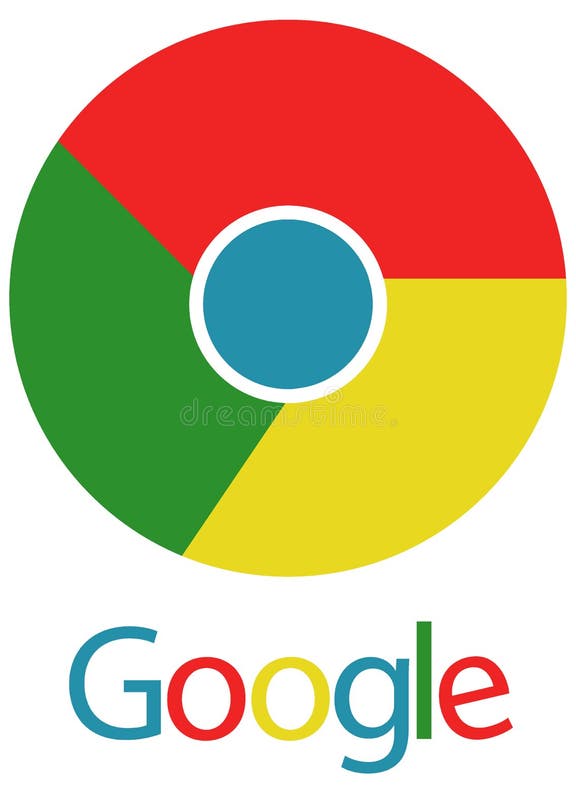 Abstract Logo and Google Text Editorial Stock Photo - Illustration of ...