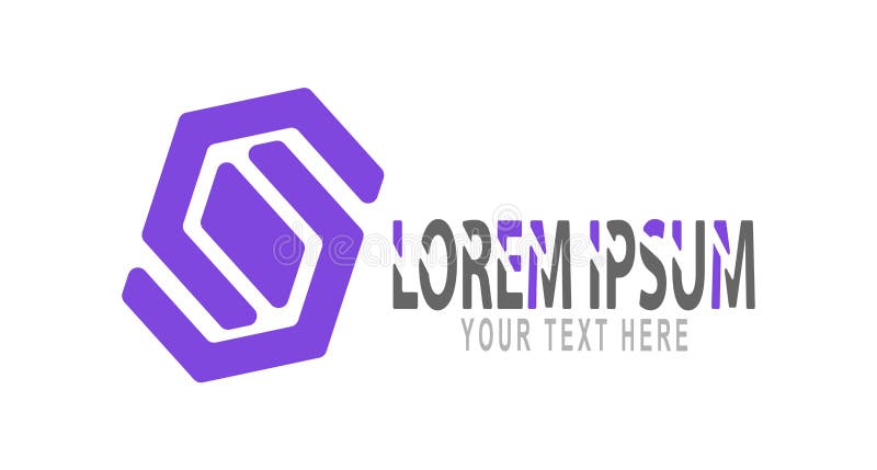 An Abstract Logo Made of an Arbitrary Shape. a Template for the ...