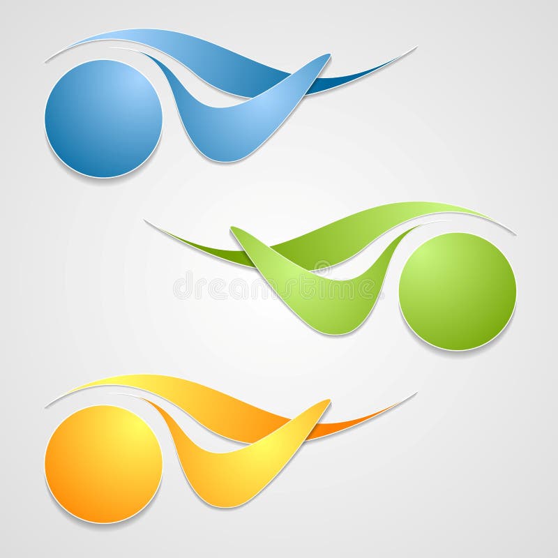 Abstract Logo Shapes Template Design Stock Vector - Illustration of ...