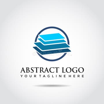 Abstract Logo Template. File Manager Logo Design. Vector Illustrator ...