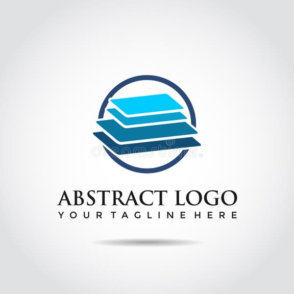 Abstract Logo Template. File Manager Logo Design. Vector Illustrator ...