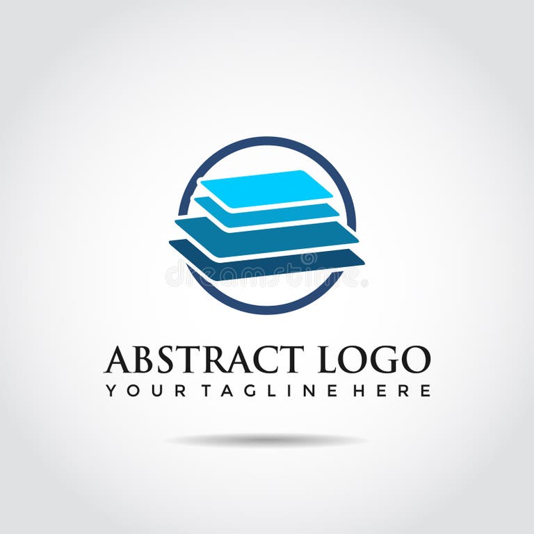 Abstract Logo Template. File Manager Logo Design. Vector Illustrator ...
