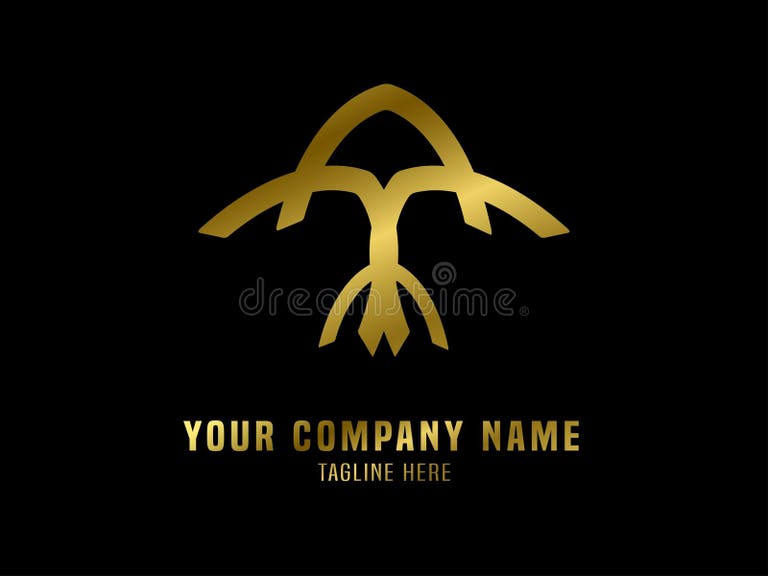 Abstract Logo Vector Gradient Plane Stock Vector - Illustration of ...