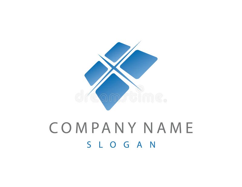 Cross abstract logo stock illustration. Illustration of decoration ...