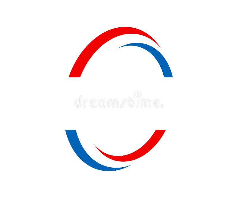 Abstract Logo on White Background Stock Vector - Illustration of blue ...