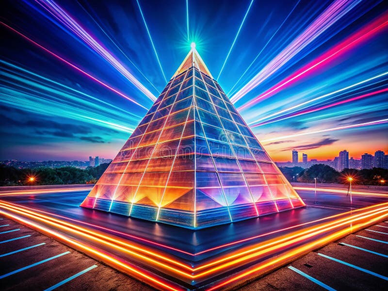 Abstract Long Exposure Photography Visualizing Maslows Hierarchy of ...
