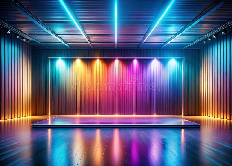 Abstract Long Exposure Stage Design a Generative AI Exploration of ...