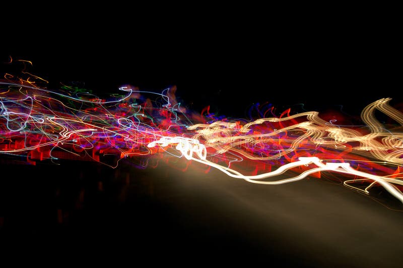Abstract Long Time Exposure Stock Image - Image of glow, motion: 43024537