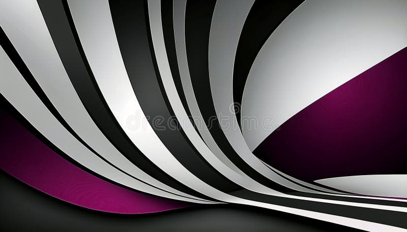 Abstract Longitudinal Lines with Lights Stock Illustration ...