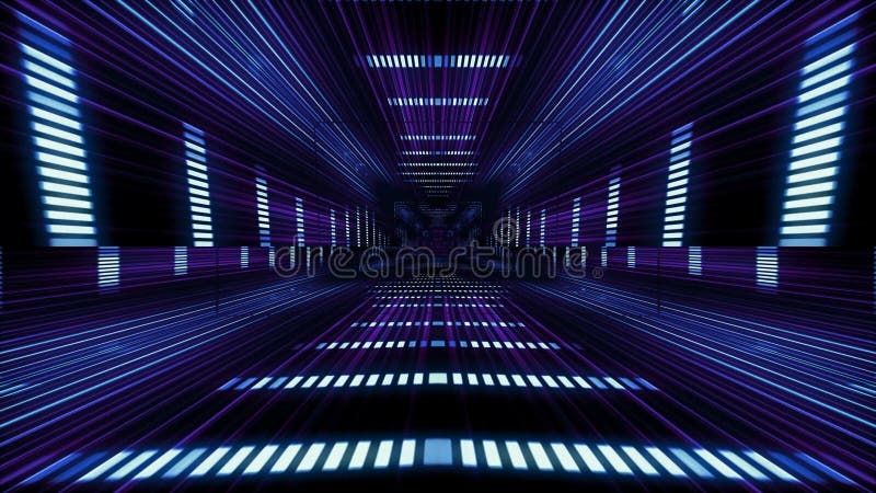 Abstract Loop Animation with Colorful Movements and Back and Forth ...