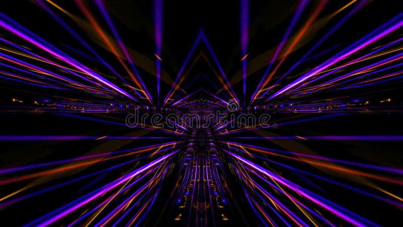 Abstract Loop Animation with Colorful Movements and Back and Forth ...