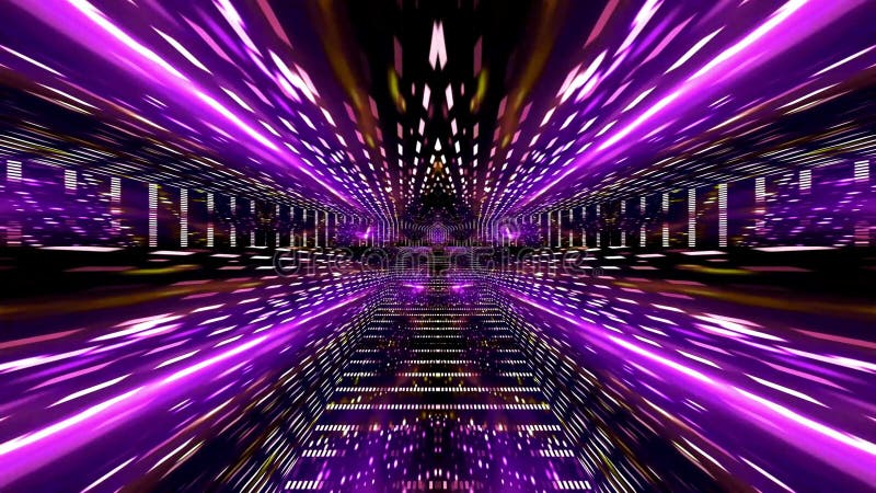 Abstract Loop Animation with Colorful Movements and Back and Forth ...