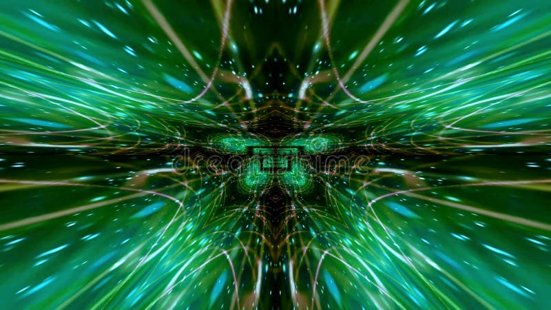 Abstract Loop Animation with Colorful Movements and Back and Forth ...