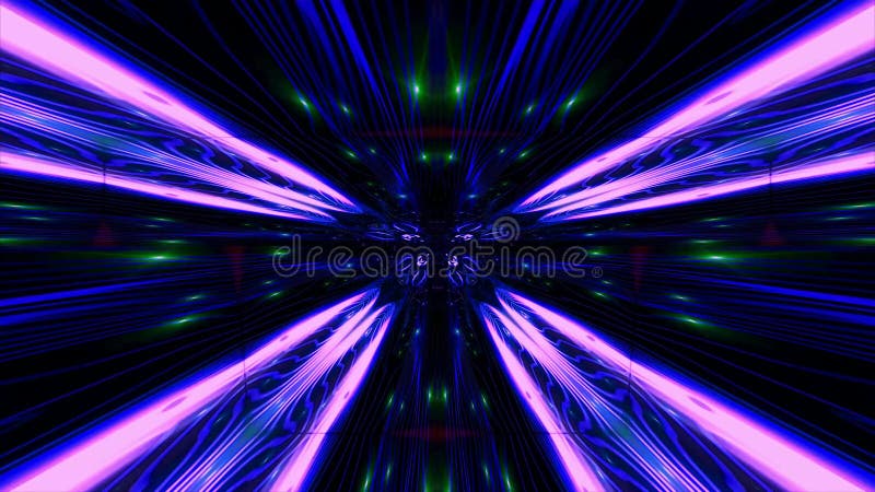 Abstract Loop Animation with Colorful Movements and Back and Forth ...