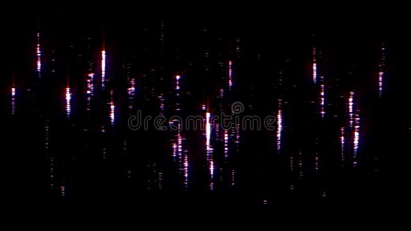 Abstract Loop Animation Purple Digital Particles Flow Up Stock Video ...