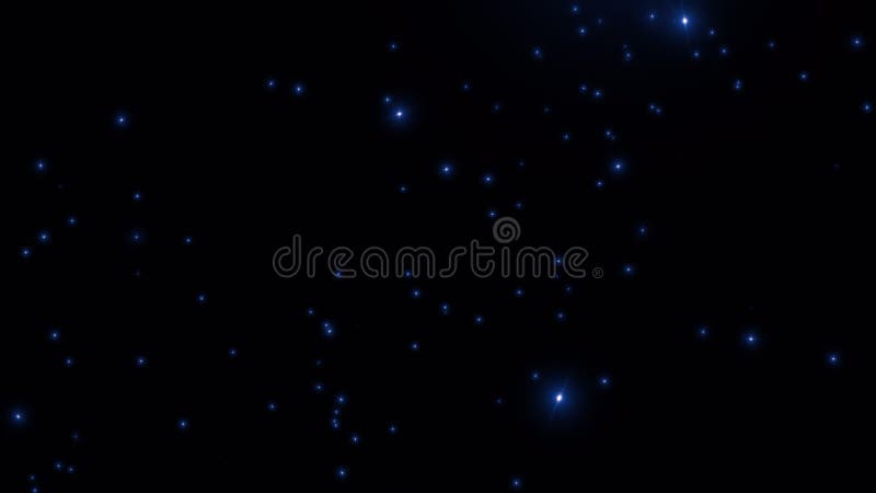 Abstract Loop Blue Stars Particles Pattern Animation Background Stock ...